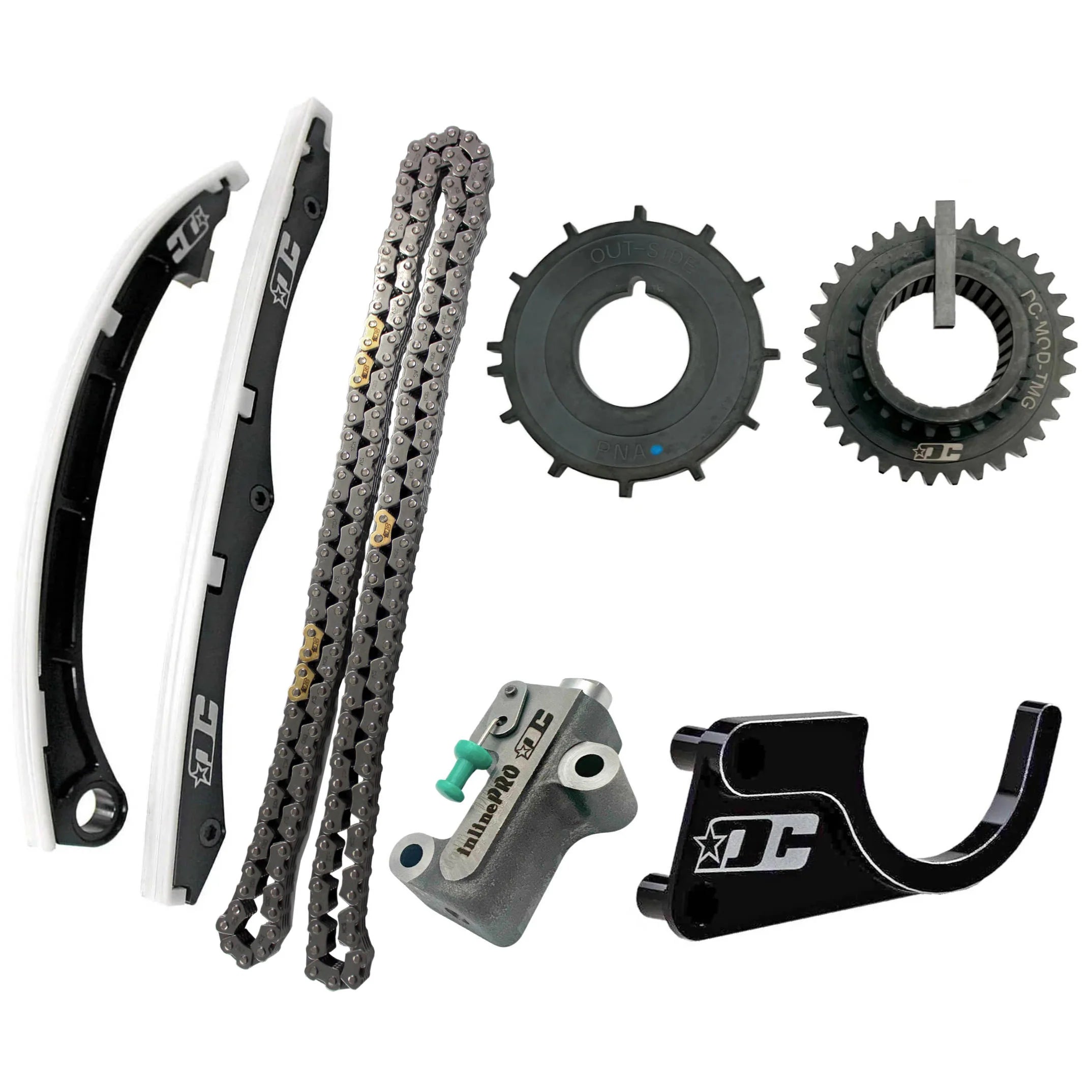 DRAG CARTEL INDUSTRIES K Series Timing Chain Guide Combo with Chain ...